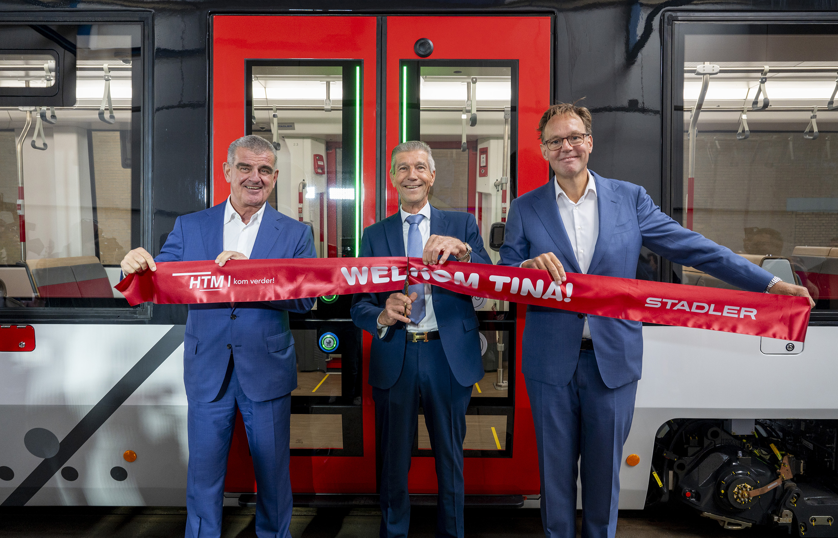 Nieuwe TINA tram van HTM onthuld | MRDH Metropoolregio Rotterdam Den Haag